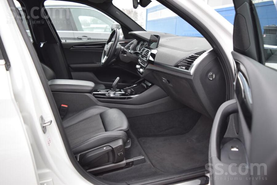 White BMW X3 2018 in Riga, with an engine capacity of 2.00 L and mileage of 123 thousand km for 22900 €, photo 14 on AUTOMOTO.COM.LV