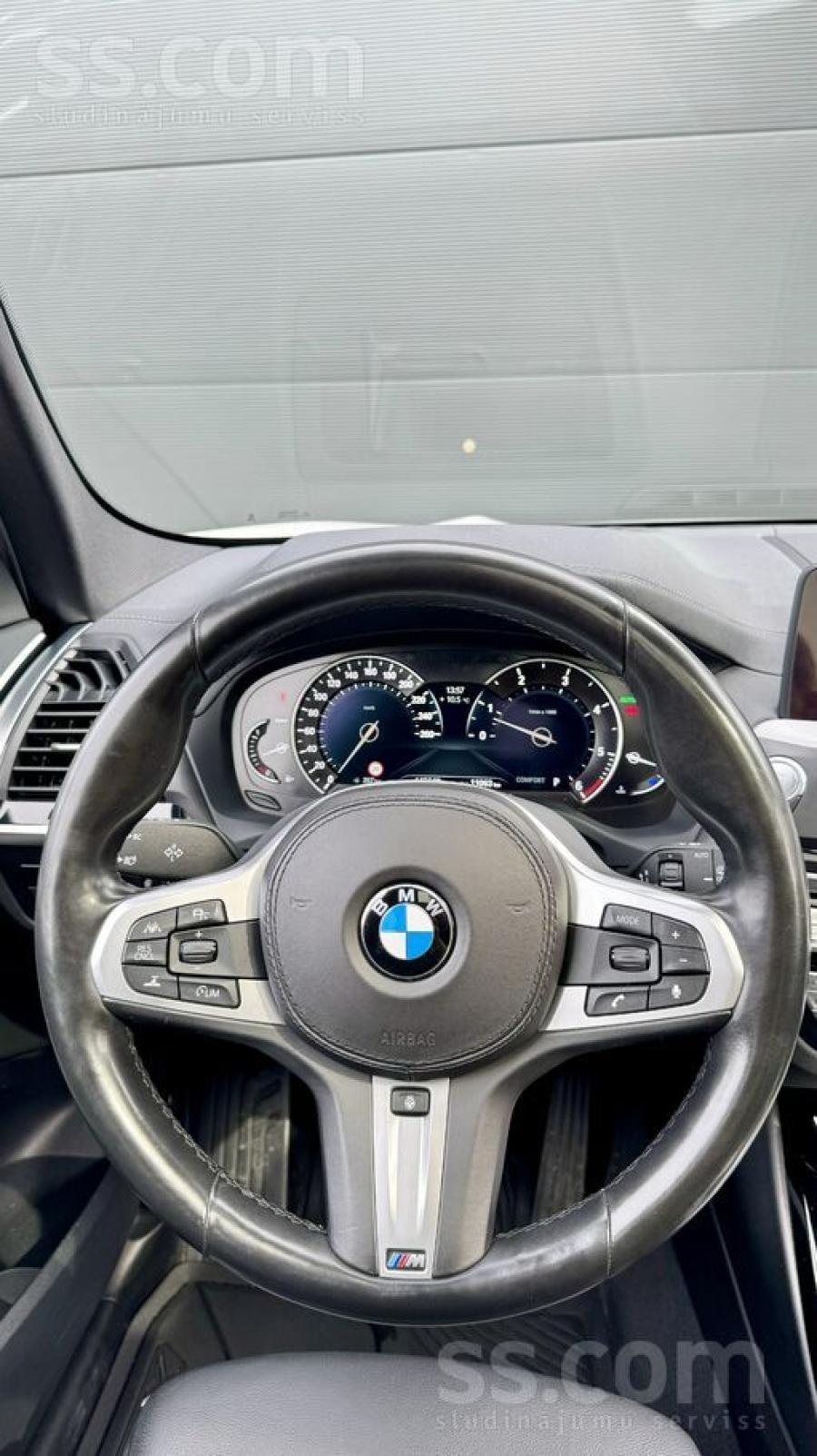 White BMW X3 2018 in Riga, with an engine capacity of 3.00 L and mileage of 221 thousand km for 24000 €, photo 11 on AUTOMOTO.COM.LV
