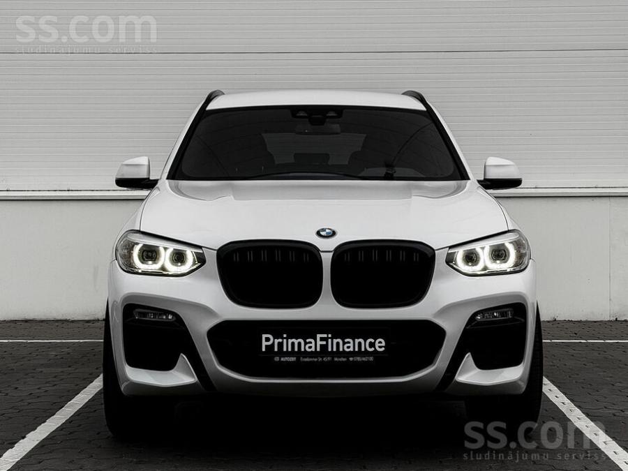 White BMW X3 2018 in Riga, with an engine capacity of 2.00 L and mileage of 0 thousand km for 22490 €, photo 6 on AUTOMOTO.COM.LV
