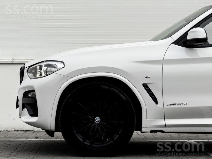 White BMW X3 2018 in Riga, with an engine capacity of 2.00 L and mileage of 0 thousand km for 22490 €, photo 15 on AUTOMOTO.COM.LV