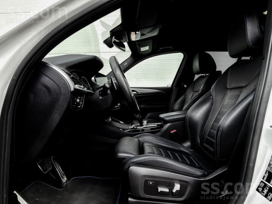 White BMW X3 2018 in Riga, with an engine capacity of 2.00 L and mileage of 0 thousand km for 22490 €, photo 17 on AUTOMOTO.COM.LV