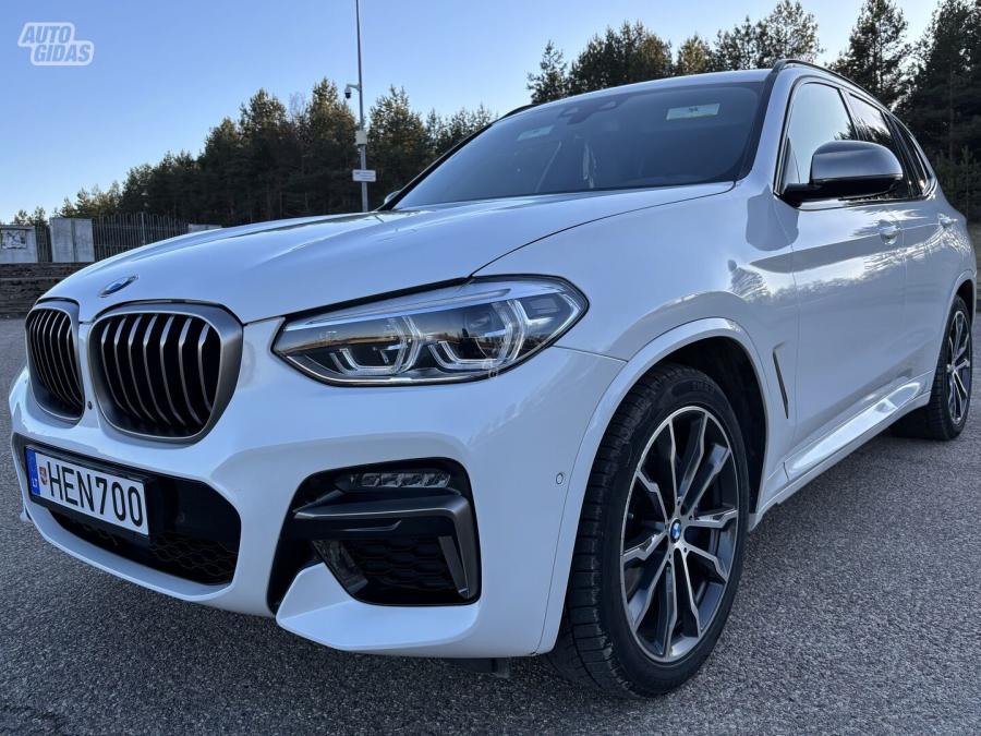 White BMW X3 2018 in Vilnius, with an engine capacity of 3.00 L and mileage of 158 thousand km for 27999 €, photo 5 on AUTOMOTO.COM.LV