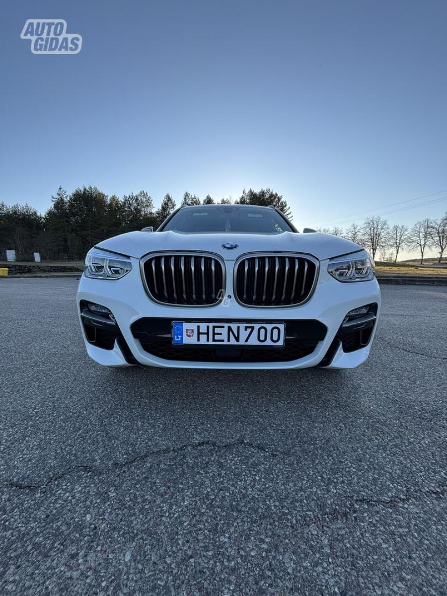 White BMW X3 2018 in Vilnius, with an engine capacity of 3.00 L and mileage of 158 thousand km for 27999 €, photo 6 on AUTOMOTO.COM.LV