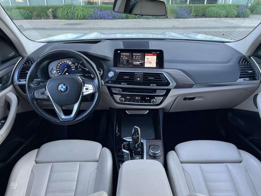 White BMW X3 2018 in Vilnius, with an engine capacity of 2.00 L and mileage of 198 thousand km for 23000 €, photo 8 on AUTOMOTO.COM.LV