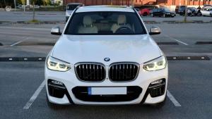 White BMW X3 2018 in Vilnius, with an engine capacity of 3.00 L and mileage of 243 thousand km for 24300 €, photo 13 on AUTOMOTO.COM.LV