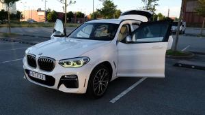 White BMW X3 2018 in Vilnius, with an engine capacity of 3.00 L and mileage of 243 thousand km for 24300 €, photo 25 on AUTOMOTO.COM.LV