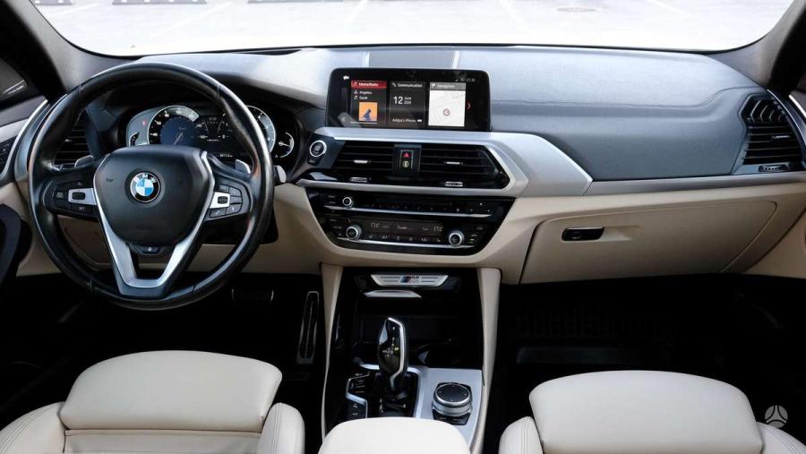 White BMW X3 2018 in Vilnius, with an engine capacity of 3.00 L and mileage of 243 thousand km for 24300 €, photo 47 on AUTOMOTO.COM.LV