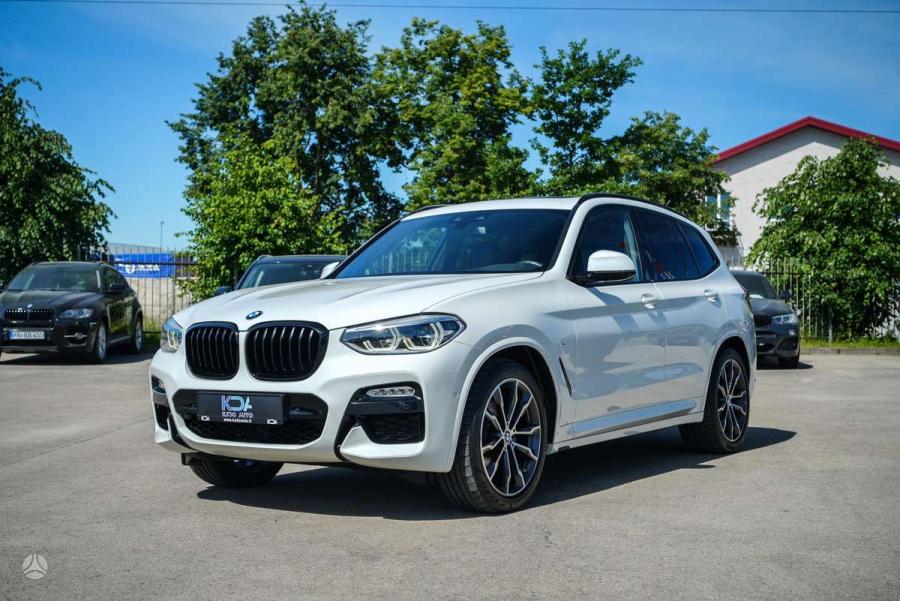 White BMW X3 2018 in Marijampole, with an engine capacity of 2.00 L and mileage of 216 thousand km for 25950 €, photo 6 on AUTOMOTO.COM.LV