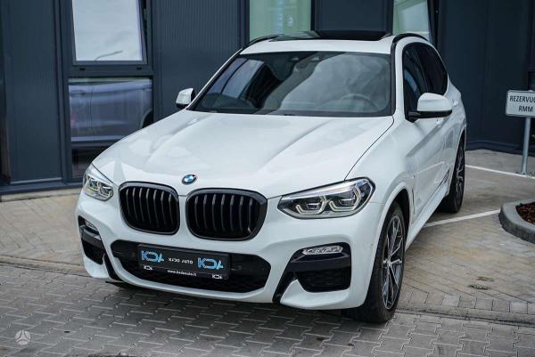 White BMW X3 2018 in Kaunas, with an engine capacity of 2.00 L and mileage of 216 thousand km for 25950 €, photo 5 on AUTOMOTO.COM.LV