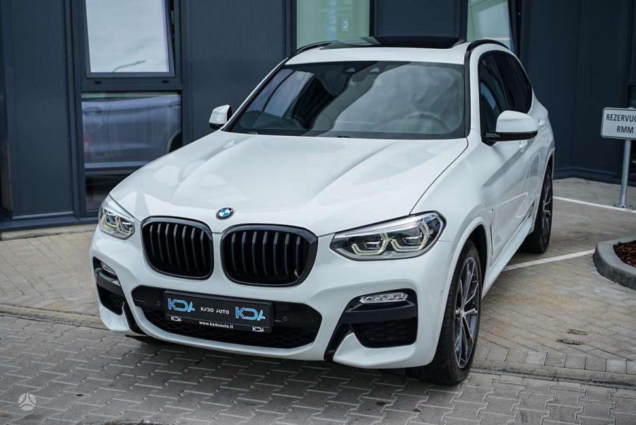 White BMW X3 2018 in Kaunas, with an engine capacity of 2.00 L and mileage of 216 thousand km for 25950 €, photo 6 on AUTOMOTO.COM.LV