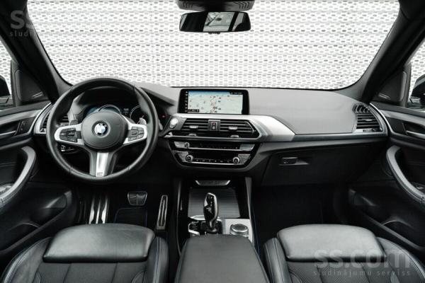 White BMW X3 2018 in Riga, with an engine capacity of 3.00 L and mileage of 133 thousand km for 24400 €, photo 6 on AUTOMOTO.COM.LV