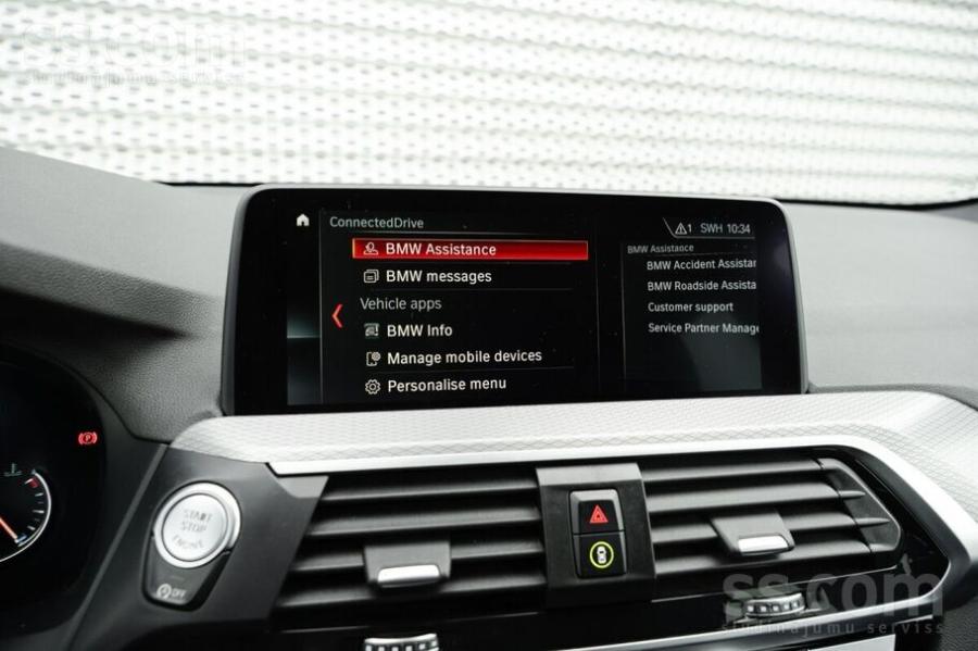 Balts BMW X3 2018 Rīga, ar dzinēja tilpumu 3.00 L un nobraukumu 133 tūkst. km par 24400 €, foto 19 vietnē AUTOMOTO.COM.LV