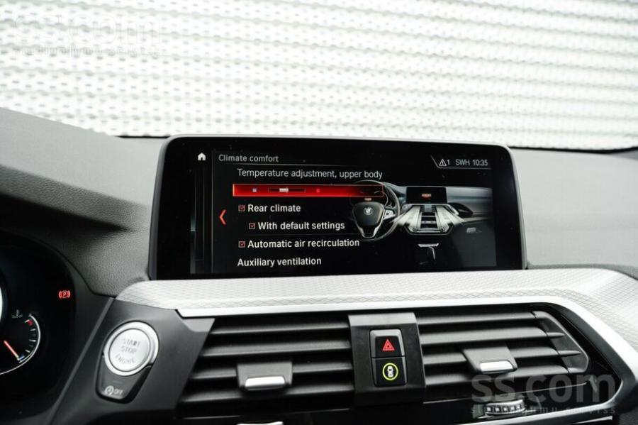 Balts BMW X3 2018 Rīga, ar dzinēja tilpumu 3.00 L un nobraukumu 133 tūkst. km par 24400 €, foto 20 vietnē AUTOMOTO.COM.LV