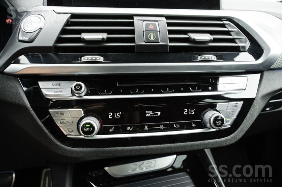 Balts BMW X3 2018 Rīga, ar dzinēja tilpumu 3.00 L un nobraukumu 133 tūkst. km par 24400 €, foto 23 vietnē AUTOMOTO.COM.LV