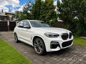 Balts BMW X3 2018 Rīga, ar dzinēja tilpumu 3.00 L un nobraukumu 99 tūkst. km par 28000 €, foto  vietnē AUTOMOTO.COM.LV