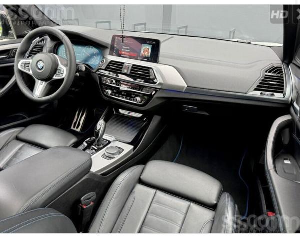 White BMW X3 2018 in Riga, with an engine capacity of 3.00 L and mileage of 990 thousand km for 33000 €, photo 5 on AUTOMOTO.COM.LV