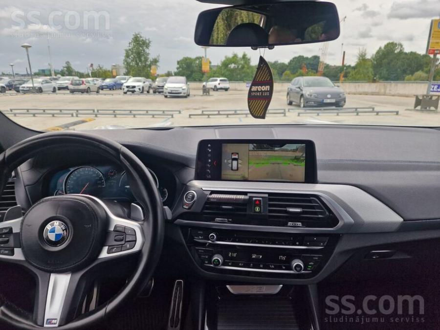 White BMW X3 2018 in Riga, with an engine capacity of 3.00 L and mileage of 211 thousand km for 24950 €, photo 13 on AUTOMOTO.COM.LV