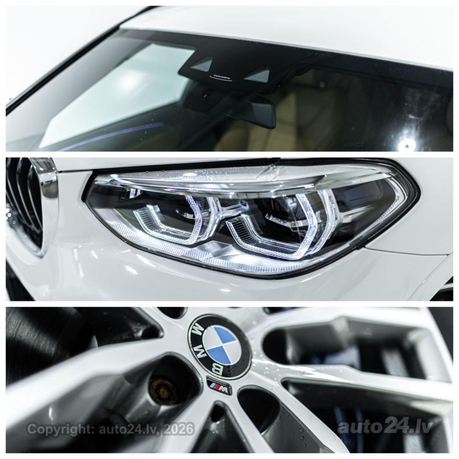 White BMW X3 2018 in Tallinn, with an engine capacity of 3.00 L and mileage of 158 thousand km for 24990 €, photo 12 on AUTOMOTO.COM.LV