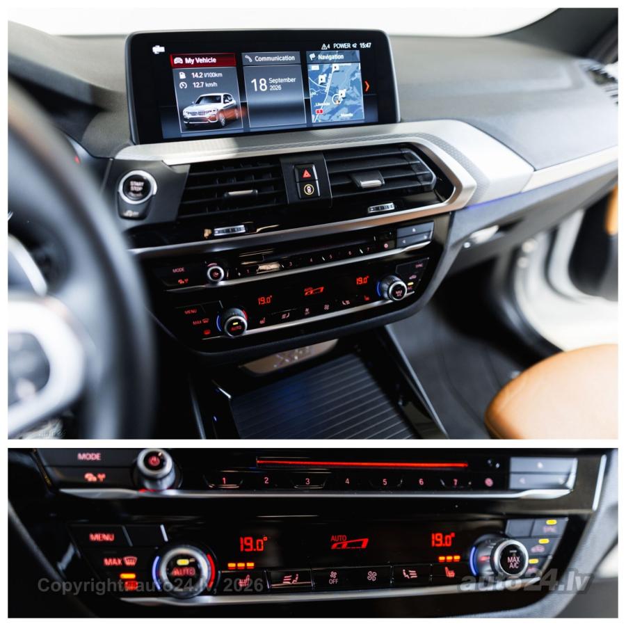 White BMW X3 2018 in Tallinn, with an engine capacity of 3.00 L and mileage of 158 thousand km for 24990 €, photo 25 on AUTOMOTO.COM.LV