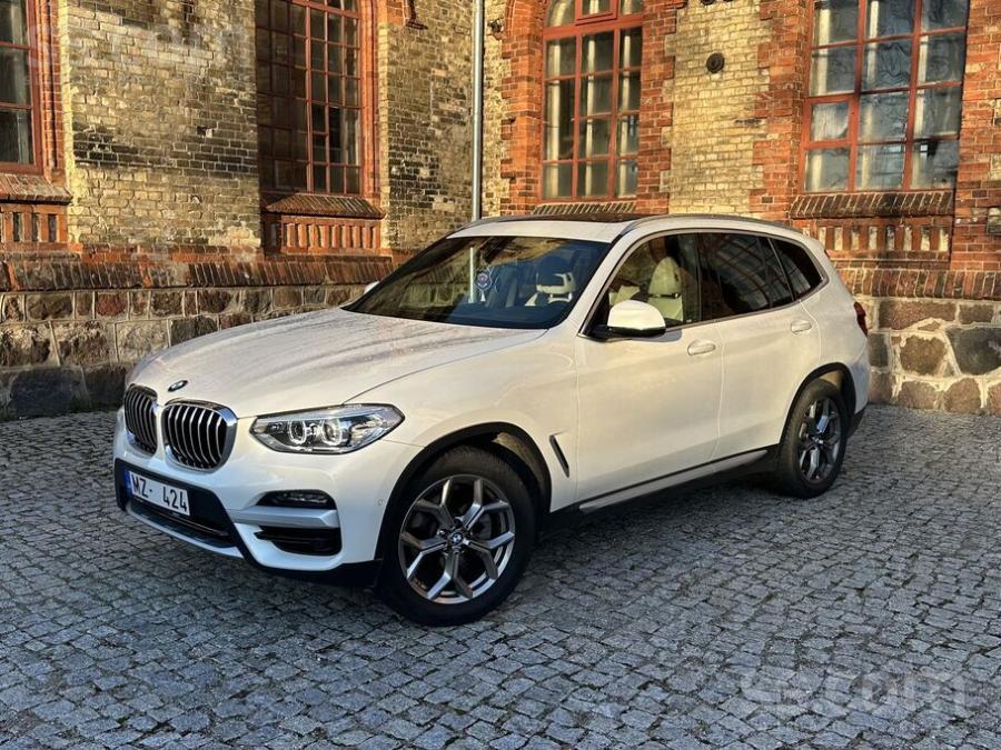 Balts BMW X3 2019 Rīga, ar dzinēja tilpumu 2.00 L un nobraukumu 61 tūkst. km par 30700 €, foto 1 vietnē AUTOMOTO.COM.LV