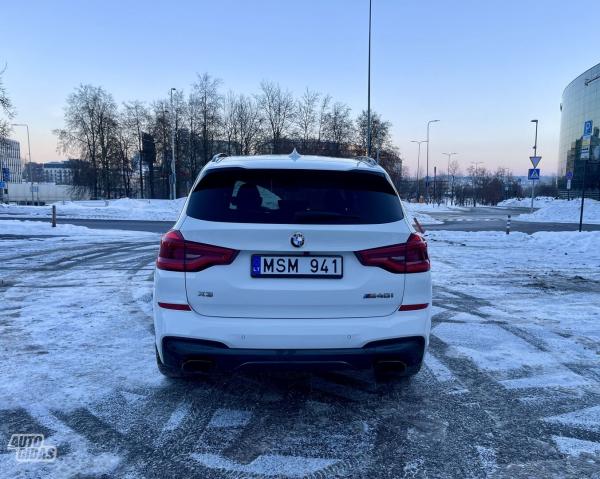 White BMW X3 2019 in Vilnius, with an engine capacity of 3.00 L and mileage of 112 thousand km for 30100 €, photo 4 on AUTOMOTO.COM.LV