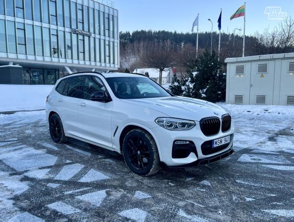 White BMW X3 2019 in Vilnius, with an engine capacity of 3.00 L and mileage of 112 thousand km for 30100 €, photo 7 on AUTOMOTO.COM.LV