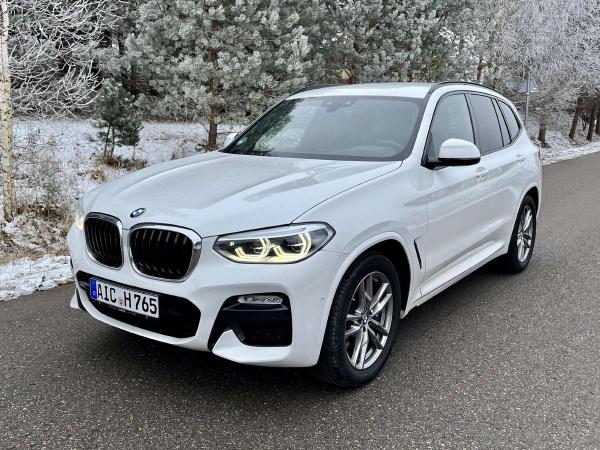 White BMW X3 2019 in Vilnius, with an engine capacity of 2.99 L and mileage of 185 thousand km for 26900 €, photo 5 on AUTOMOTO.COM.LV