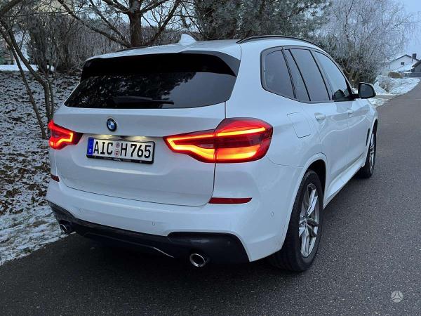 White BMW X3 2019 in Vilnius, with an engine capacity of 2.99 L and mileage of 185 thousand km for 26900 €, photo 6 on AUTOMOTO.COM.LV