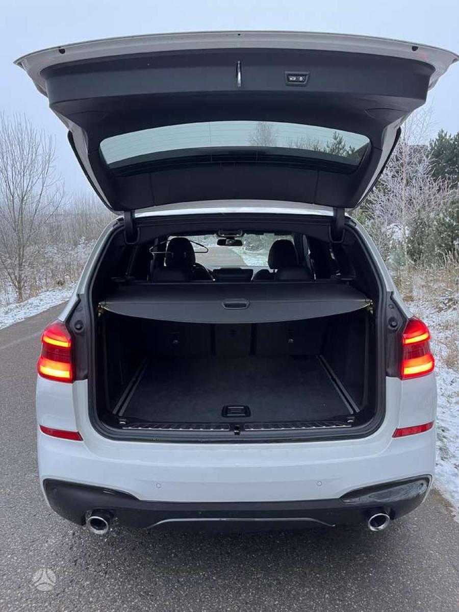 White BMW X3 2019 in Vilnius, with an engine capacity of 2.99 L and mileage of 185 thousand km for 26900 €, photo 34 on AUTOMOTO.COM.LV