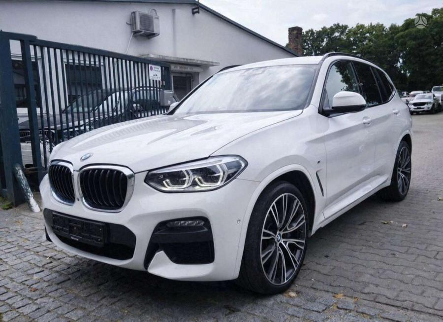 White BMW X3 2019 in Vilkaviskis, with an engine capacity of 2.99 L and mileage of 109 thousand km for 22300 €, photo 1 on AUTOMOTO.COM.LV