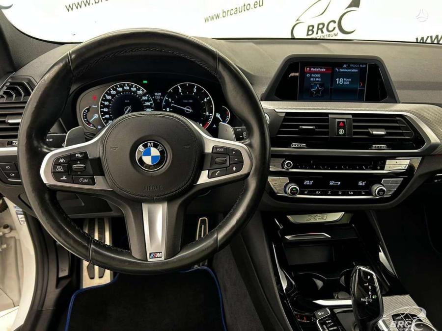 Белый БМВ Х3 2019 в Вильнюс, объемом двигателя 2.99 л и пробегом 189 тыс. км за 24900 €, фото 14 на AUTOMOTO.COM.LV