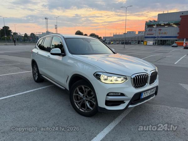 White BMW X3 2019 in Tallinn, with an engine capacity of 3.00 L and mileage of 186 thousand km for 28793 €, photo 2 on AUTOMOTO.COM.LV