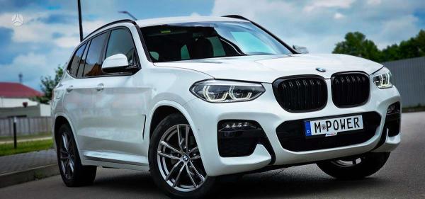 Balts BMW X3 2019 Marijampole, ar dzinēja tilpumu 2.00 L un nobraukumu 50 tūkst. km par 26777 €, foto 9 vietnē AUTOMOTO.COM.LV