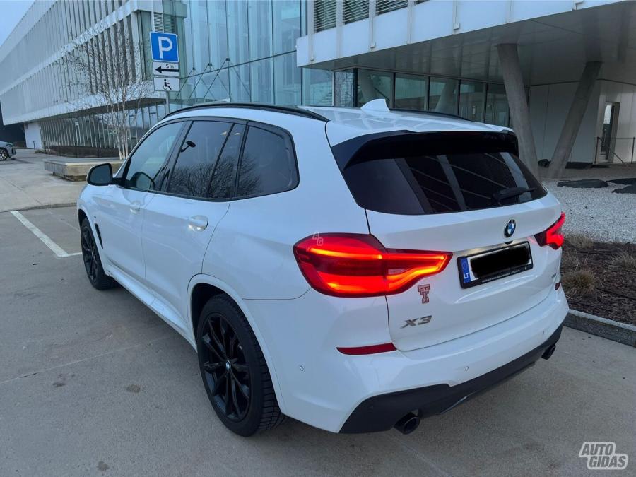 White BMW X3 2019 in Vilnius, with an engine capacity of 2.00 L and mileage of 84 thousand km for 27700 €, photo 8 on AUTOMOTO.COM.LV