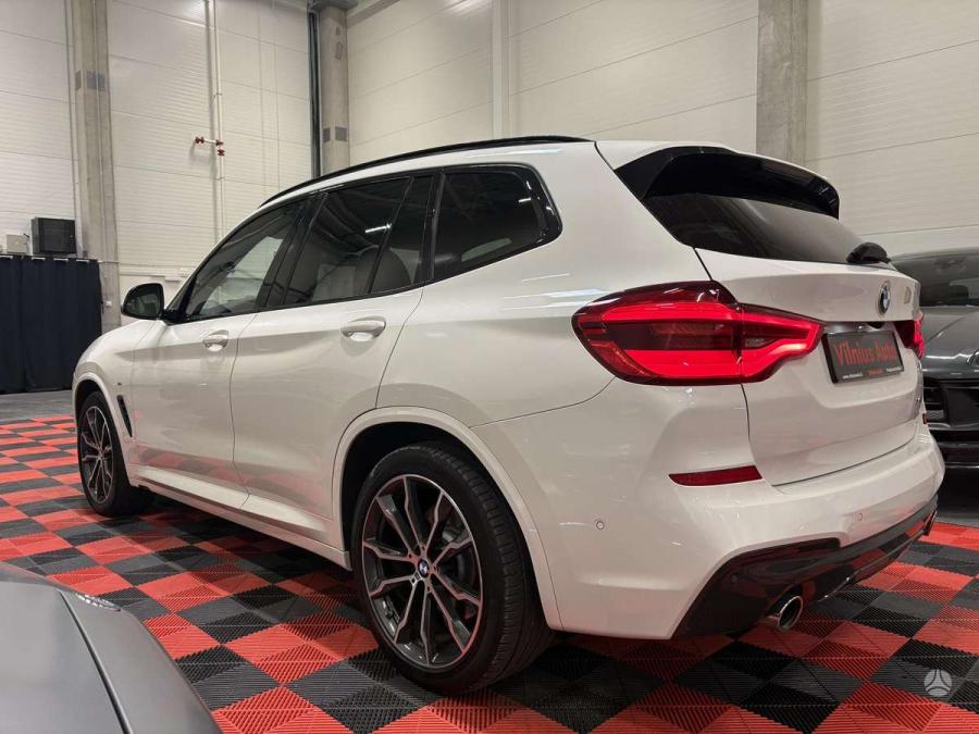 White BMW X3 2019 in Vilnius, with an engine capacity of 2.99 L and mileage of 191 thousand km for 27500 €, photo 7 on AUTOMOTO.COM.LV