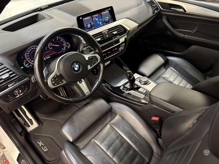 White BMW X3 2019 in Vilnius, with an engine capacity of 2.99 L and mileage of 191 thousand km for 27500 €, photo 12 on AUTOMOTO.COM.LV