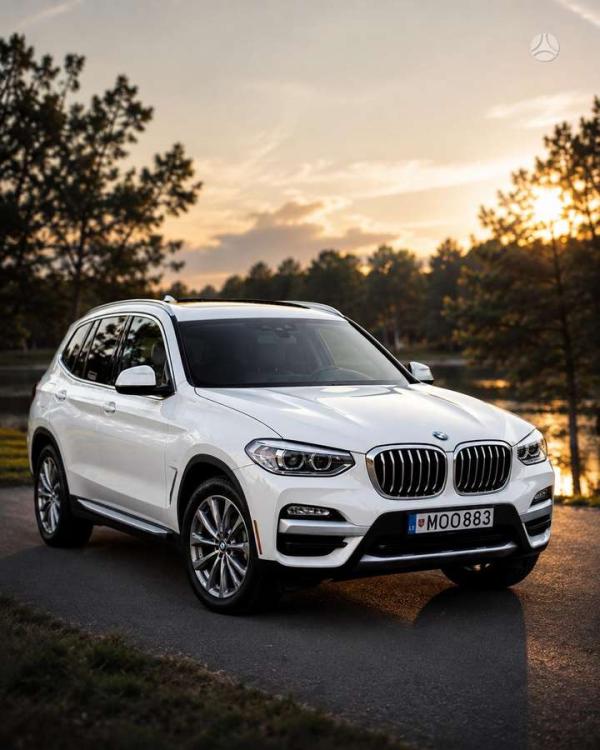 БМВ Х3 2019 в Шяуляй на AUTOMOTO.COM.LV Белый БМВ Х3 2019 в Шяуляй, объемом двигателя 2.00 л и пробегом 91 тыс. км за 22200 €, фото 3 на AUTOMOTO.COM.LV