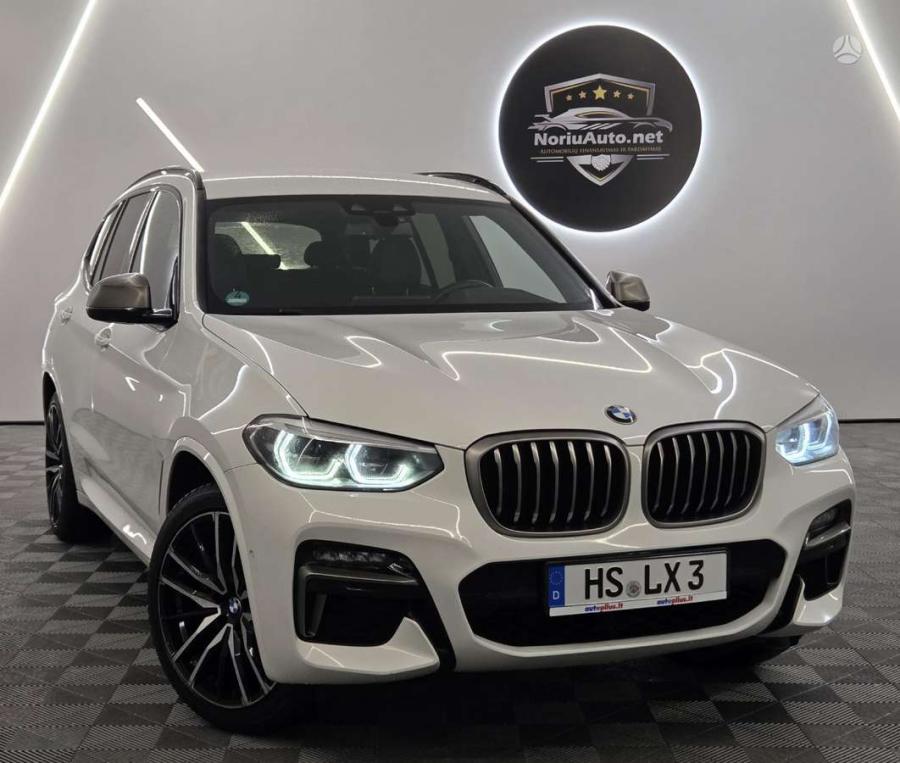 White BMW X3 2020 in Marijampole, with an engine capacity of 2.99 L and mileage of 272 thousand km for 26999 €, photo 1 on AUTOMOTO.COM.LV