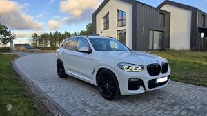 White BMW X3 2020 in Vilnius, with an engine capacity of 2.99 L and mileage of 86 thousand km for 41900 €, photo  on AUTOMOTO.COM.LV