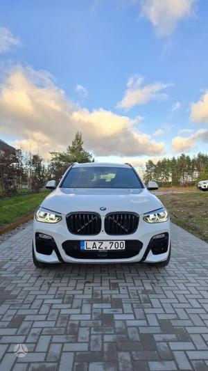 White BMW X3 2020 in Vilnius, with an engine capacity of 2.99 L and mileage of 86 thousand km for 41900 €, photo 3 on AUTOMOTO.COM.LV