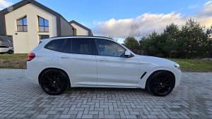 White BMW X3 2020 in Vilnius, with an engine capacity of 2.99 L and mileage of 86 thousand km for 41900 €, photo 4 on AUTOMOTO.COM.LV