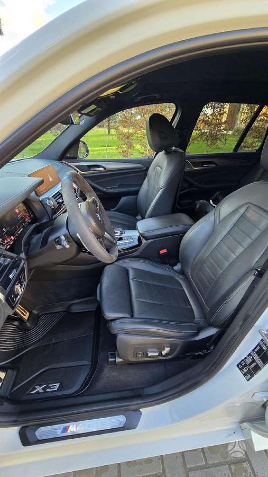 White BMW X3 2020 in Vilnius, with an engine capacity of 2.99 L and mileage of 86 thousand km for 41900 €, photo 15 on AUTOMOTO.COM.LV
