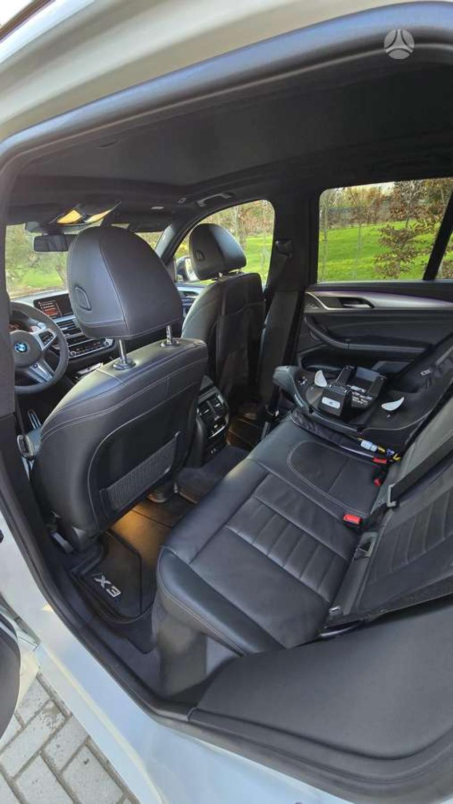 White BMW X3 2020 in Vilnius, with an engine capacity of 2.99 L and mileage of 86 thousand km for 41900 €, photo 18 on AUTOMOTO.COM.LV