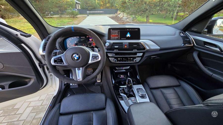 White BMW X3 2020 in Vilnius, with an engine capacity of 2.99 L and mileage of 86 thousand km for 41900 €, photo 19 on AUTOMOTO.COM.LV