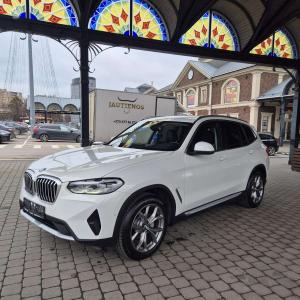 Balts BMW X3 2021 Kauņa, ar dzinēja tilpumu 2.00 L un nobraukumu 157 tūkst. km par 31990 €, foto  vietnē AUTOMOTO.COM.LV