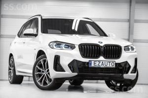 White BMW X3 2021 in Tukums, with an engine capacity of 2.00 L and mileage of 0 thousand km for 35777 €, photo 3 on AUTOMOTO.COM.LV