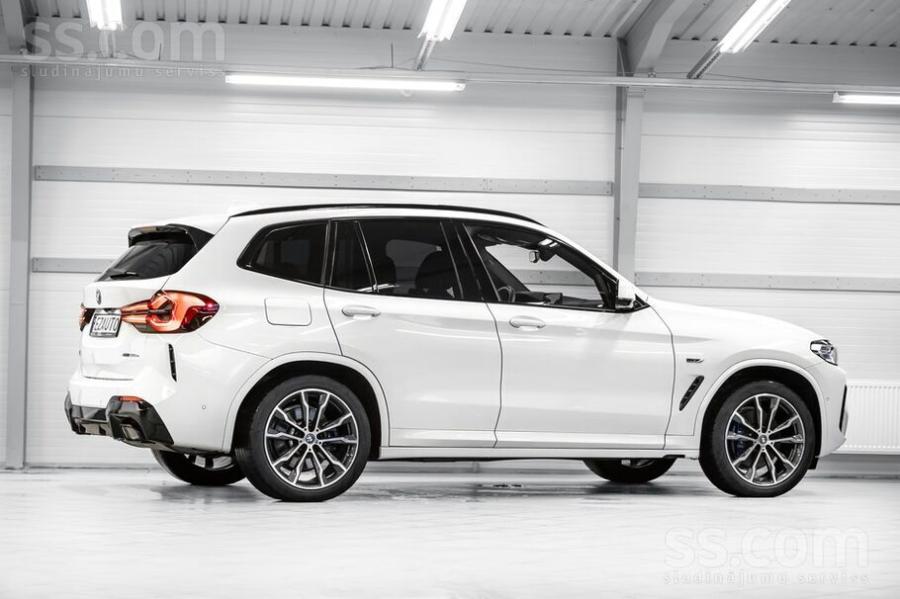White BMW X3 2021 in Tukums, with an engine capacity of 2.00 L and mileage of 0 thousand km for 35777 €, photo 6 on AUTOMOTO.COM.LV