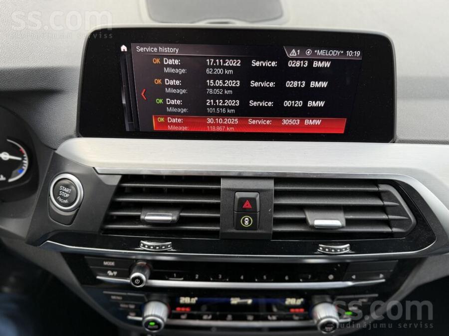 Balts BMW X3 2021 Rīga, ar dzinēja tilpumu 2.00 L un nobraukumu 118 tūkst. km par 25950 €, foto 14 vietnē AUTOMOTO.COM.LV