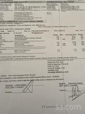 Balts BMW X3 2021 Rīga, ar dzinēja tilpumu 2.00 L un nobraukumu 118 tūkst. km par 25950 €, foto 36 vietnē AUTOMOTO.COM.LV