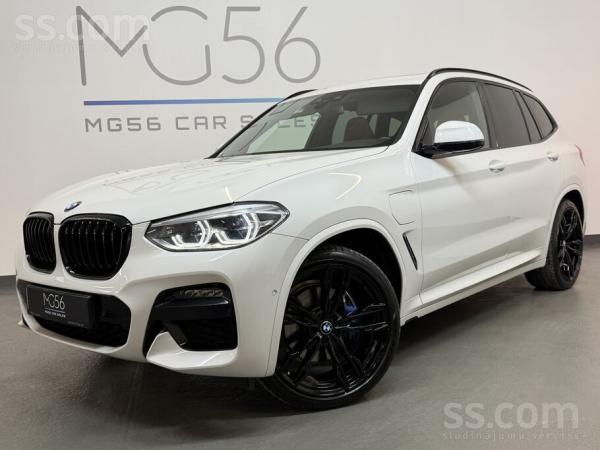 White BMW X3 2021 in Riga, with an engine capacity of 2.00 L and mileage of 112 thousand km for 36900 €, photo 1 on AUTOMOTO.COM.LV